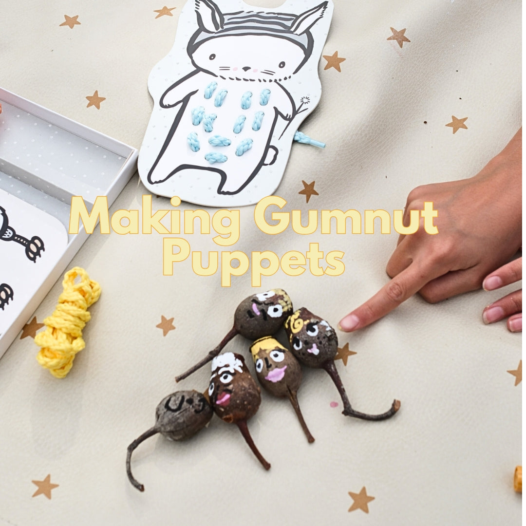 Easy Outdoor Craft: Making Gumnut Puppets with the Kids – UrbanBaby shop