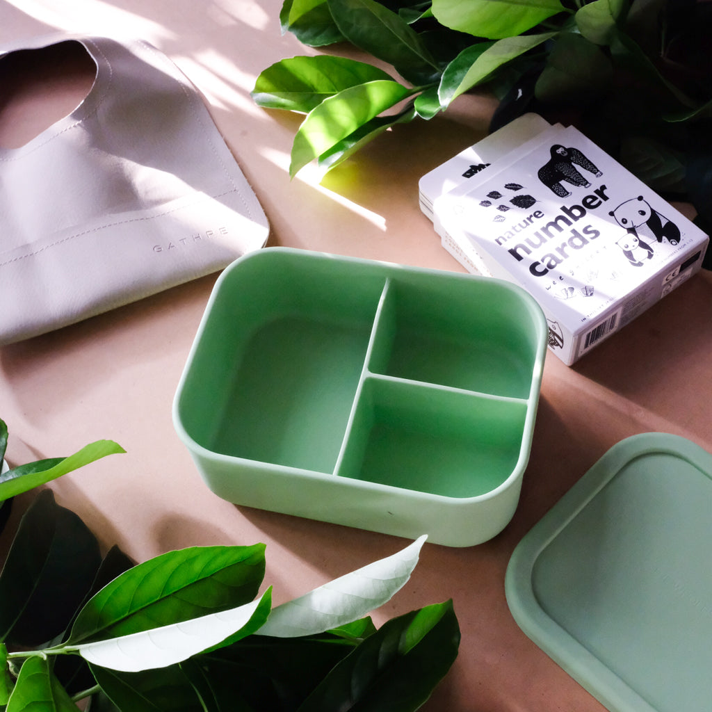 The Wholesome Store Silicone Bento Box Large Pistachio – UrbanBaby shop