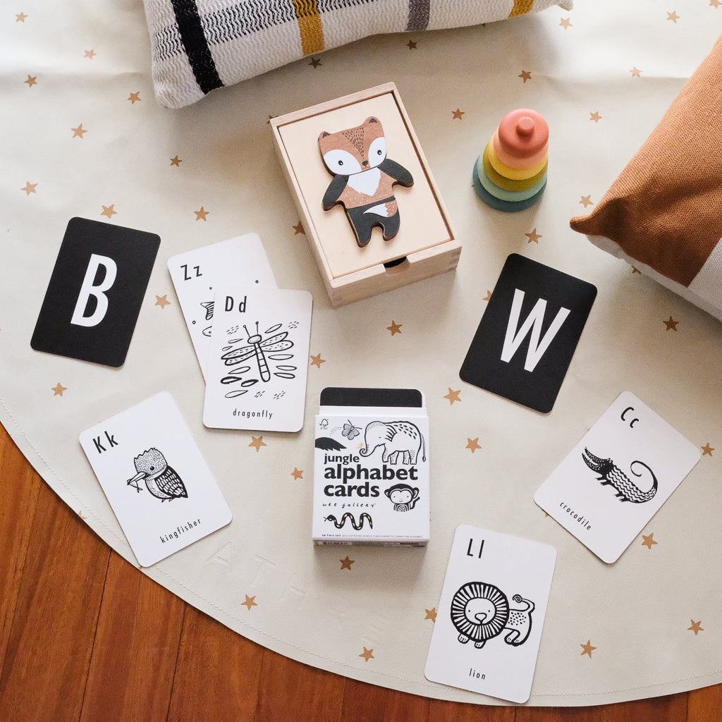Wee Gallery Alphabet Cards - Jungle – UrbanBaby shop