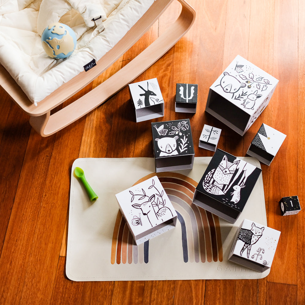 Wee Gallery Nesting Blocks - Woodland Numbers – UrbanBaby shop